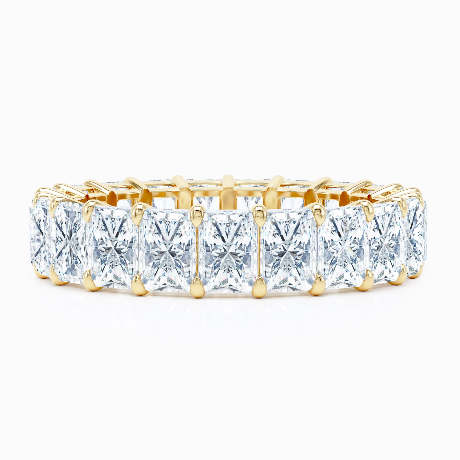 Radiant Shared Prong Wedding Band – Mavilo